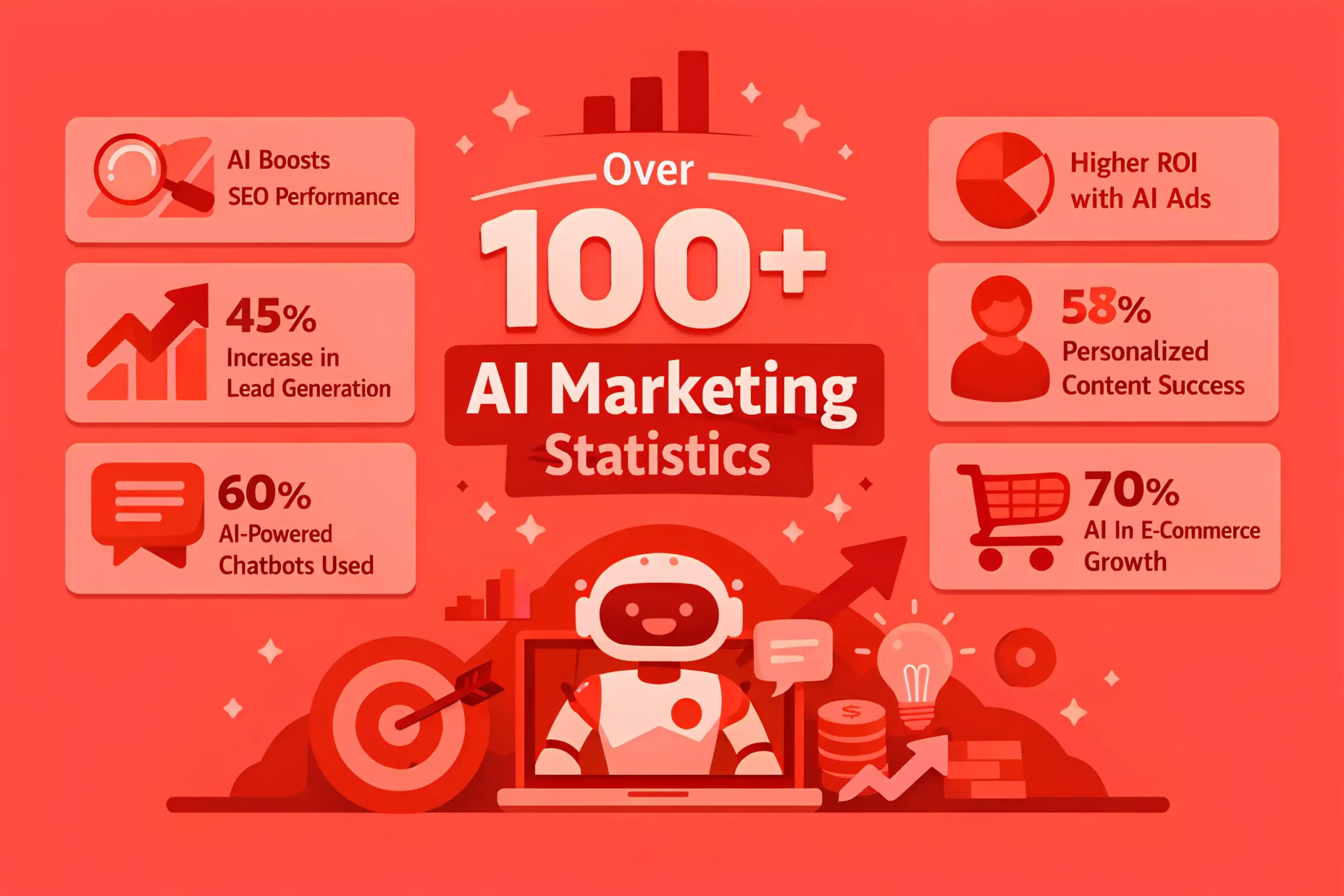 100+ AI Marketing Statistics for 2026 | NEWMEDIA.COM