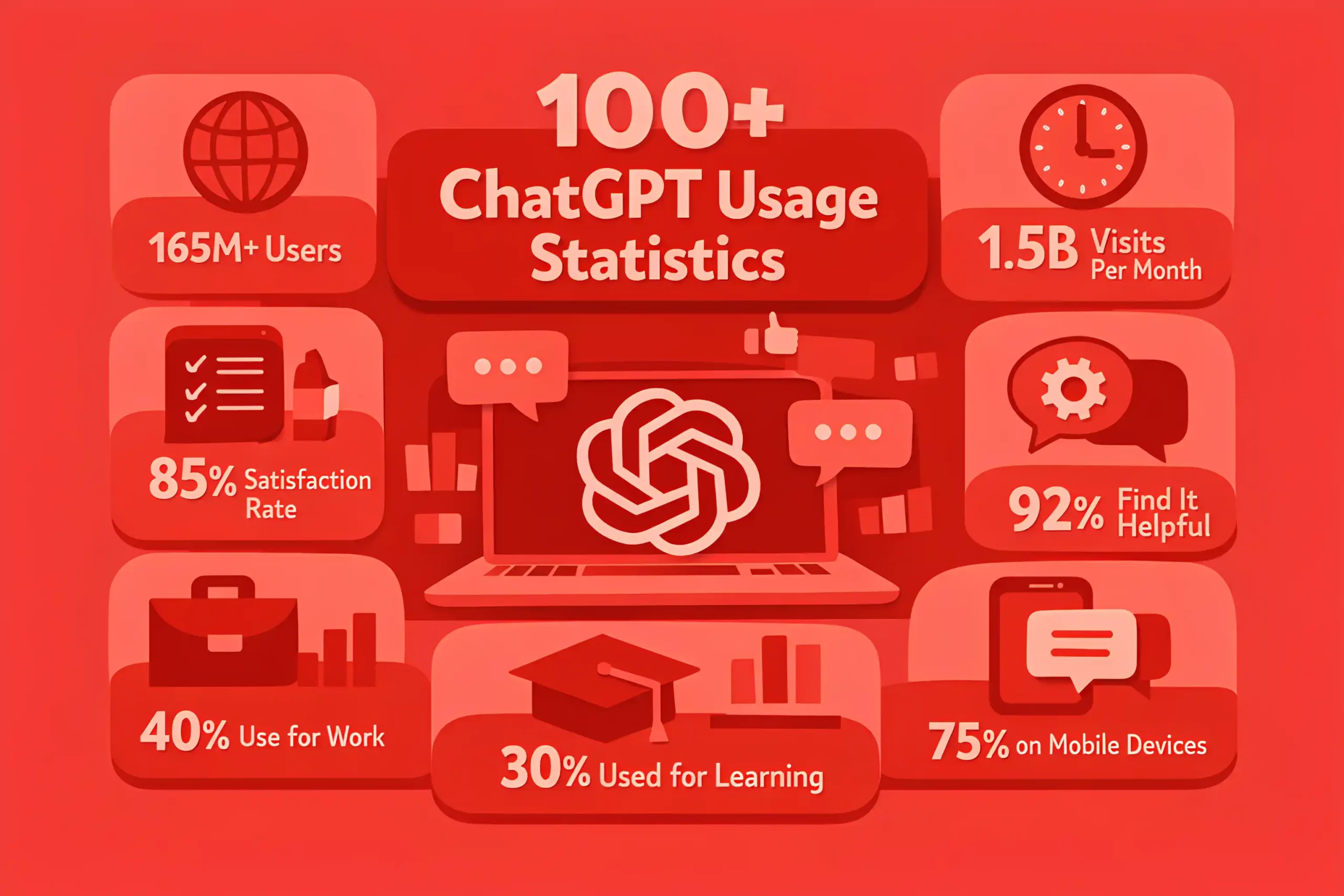 100+ ChatGPT Usage Statistics for 2026 | NEWMEDIA.COM
